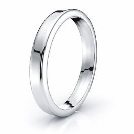 Solid Euro Dome Comfort Fit Wedding Bands
