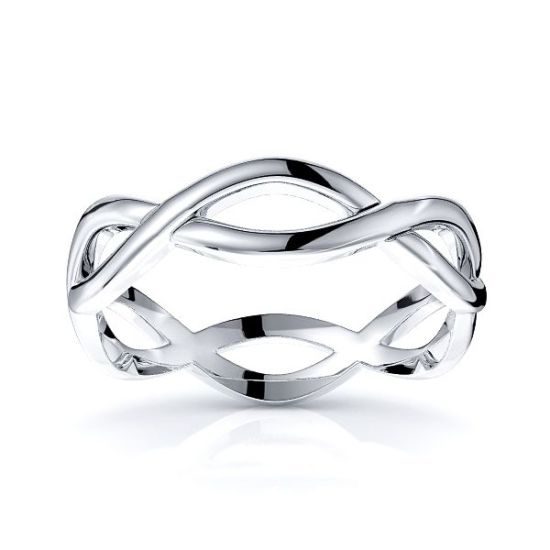 Celtic Wedding Rings - Saoirse Infinity Celtic Band Comfort Fit 5mm