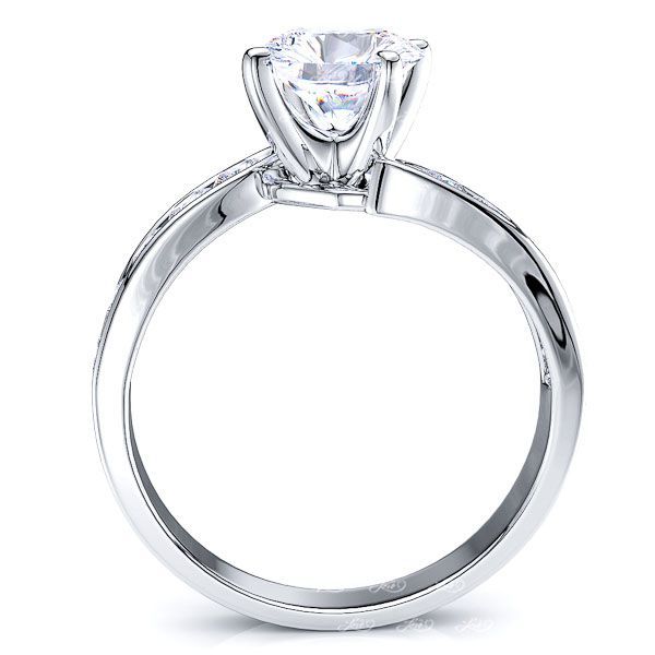 Sidestone Engagement Rings - Darwin Sidestone Bridal Ring